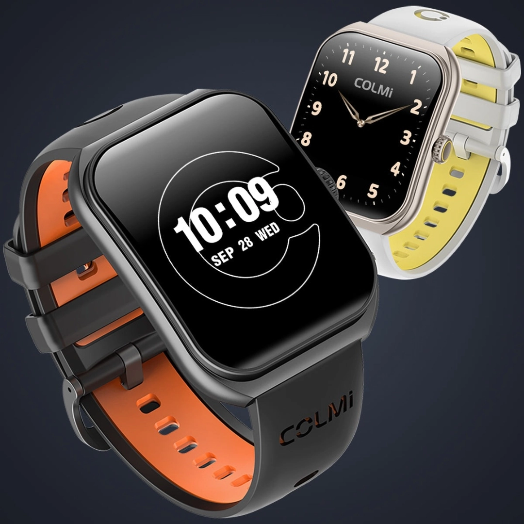 Colmi P86 Curve Super Amoled Display Bluetooth Calling Smartwatch ...