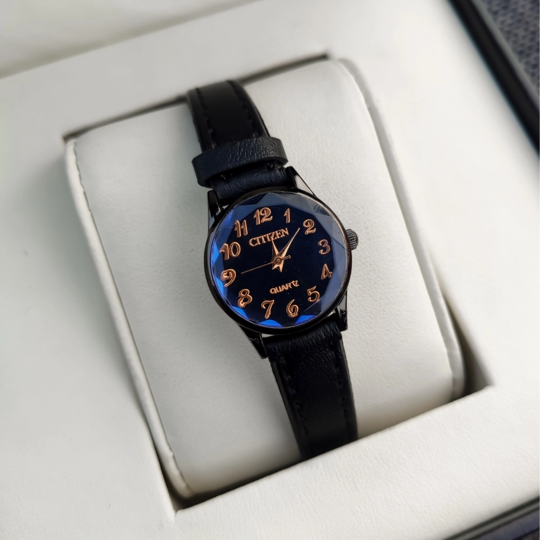 Leather Black Belt Casual Watch - Women - Watch For Women - Watch For ...
