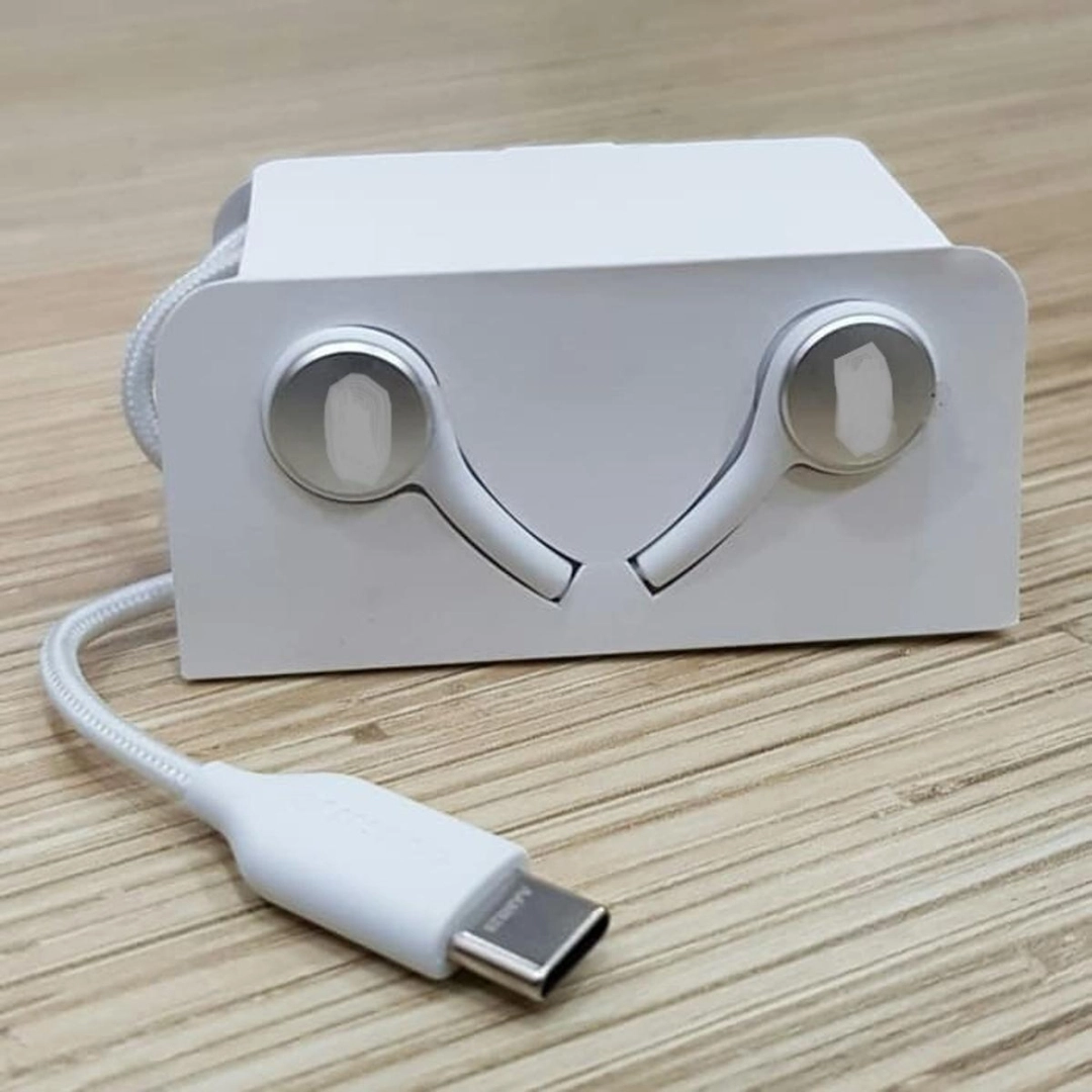 Usb Type C Half Ear Noise Cancelling Earphone Usb Type-C Wire ...