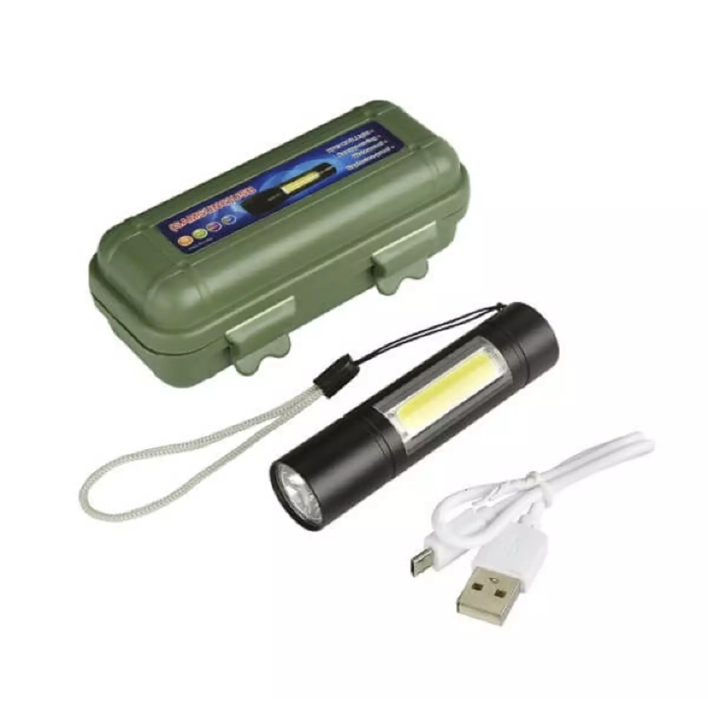 MULTI FUNCTIONAL USB Rechargeable LED Mini Flashlight - Torchlight ...