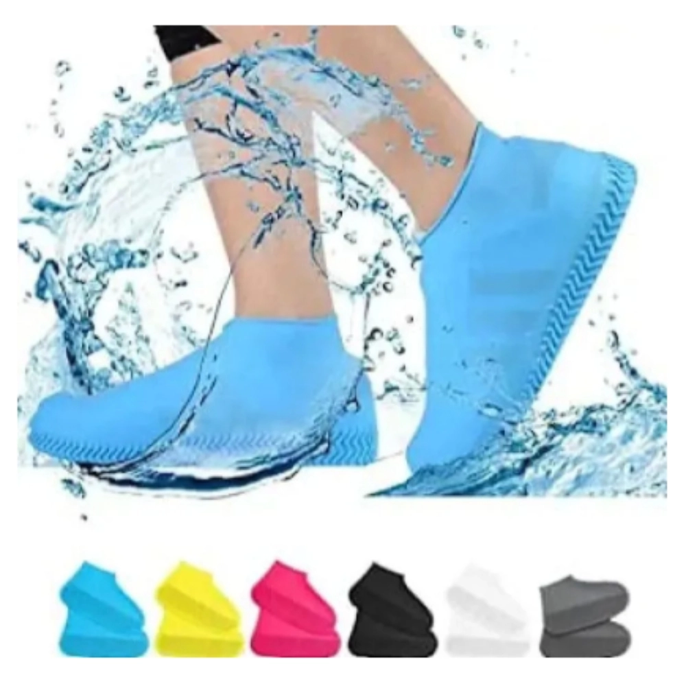 Versatile -Waterproof Silicone Shoe Cover Free Size Boots Cover ...
