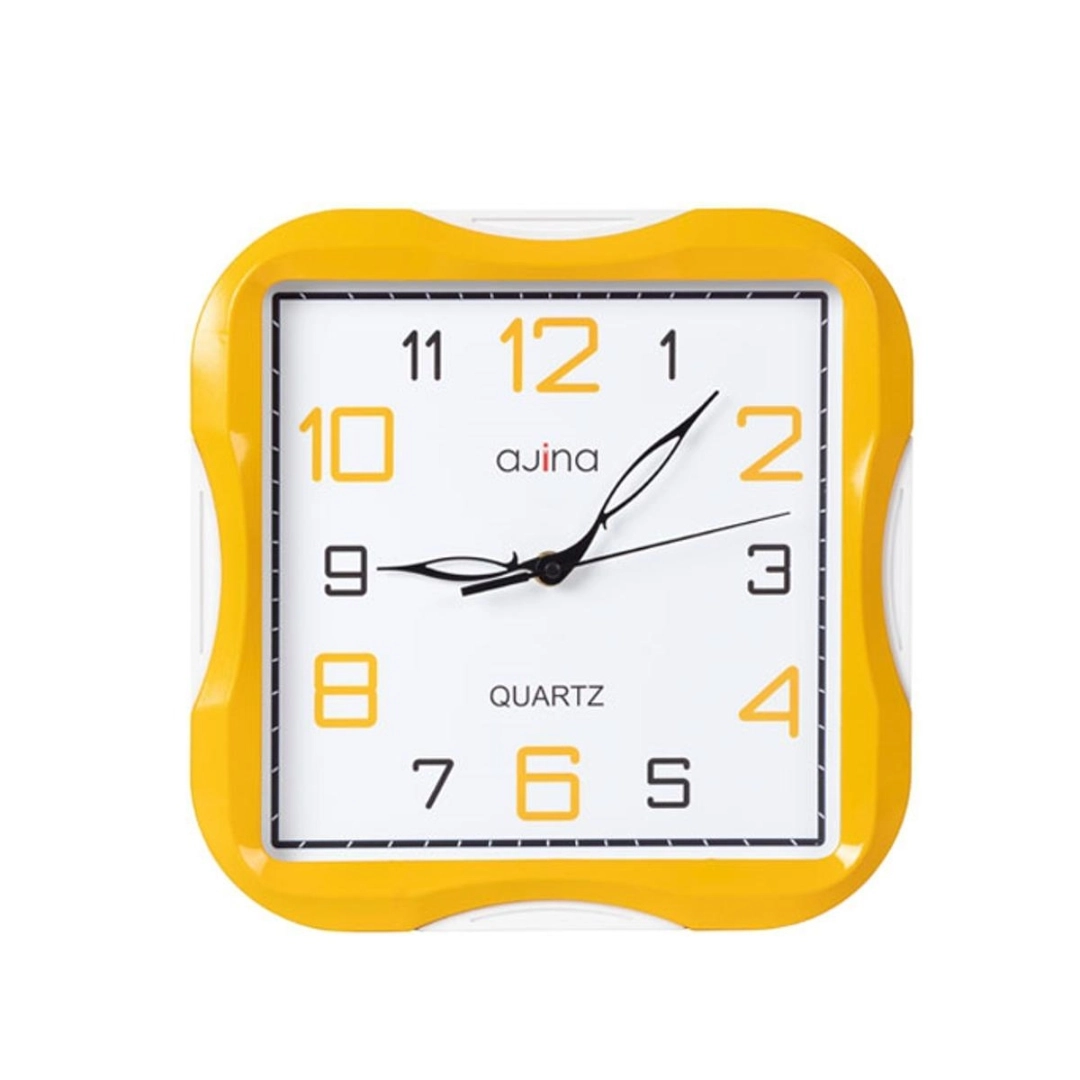 RFL Turban SQ Curve Wall Clock Yellow 838668