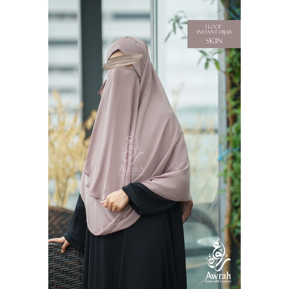 Awrah - One Loop Instant Hijab - Skin