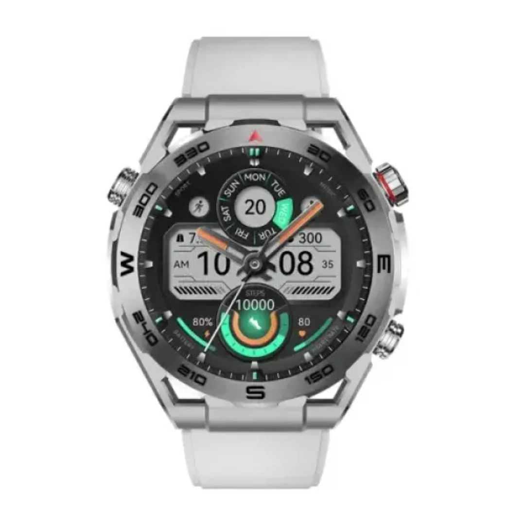 Haylou R8 AMOLED Bluetooth Calling Smart Watch - Silver