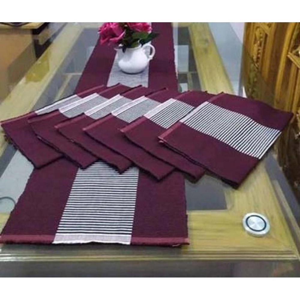 7 Pcs Dining Table Runner Set