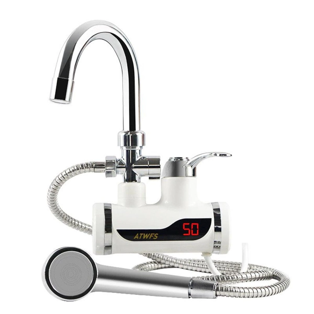 Electric Digital Display Instant Hot Water Tap With Hand Shower ...