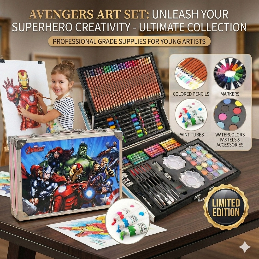 145 Colourbox Set -Unicorn Color Box with Multiple Coloring Kit ...