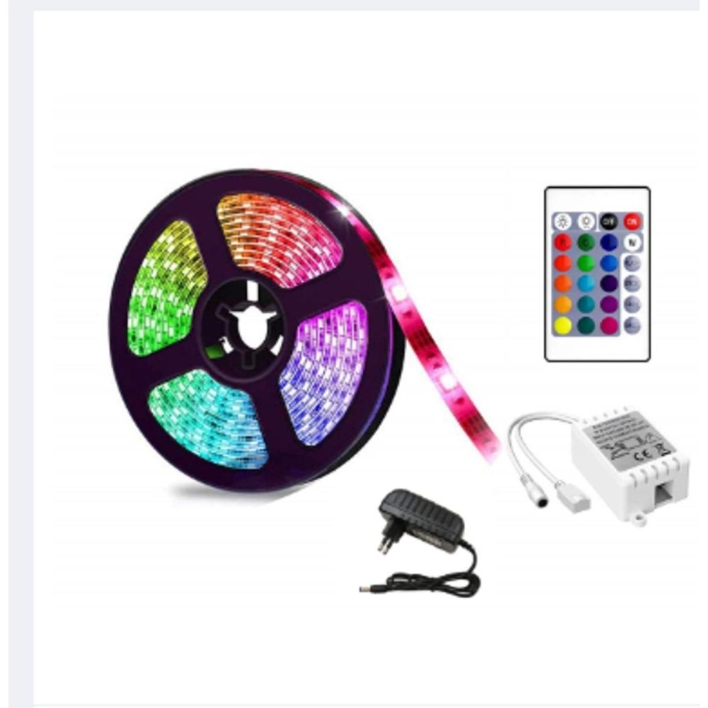 Four Colour Led Strip Light - Remote Control-16 Feet Strip