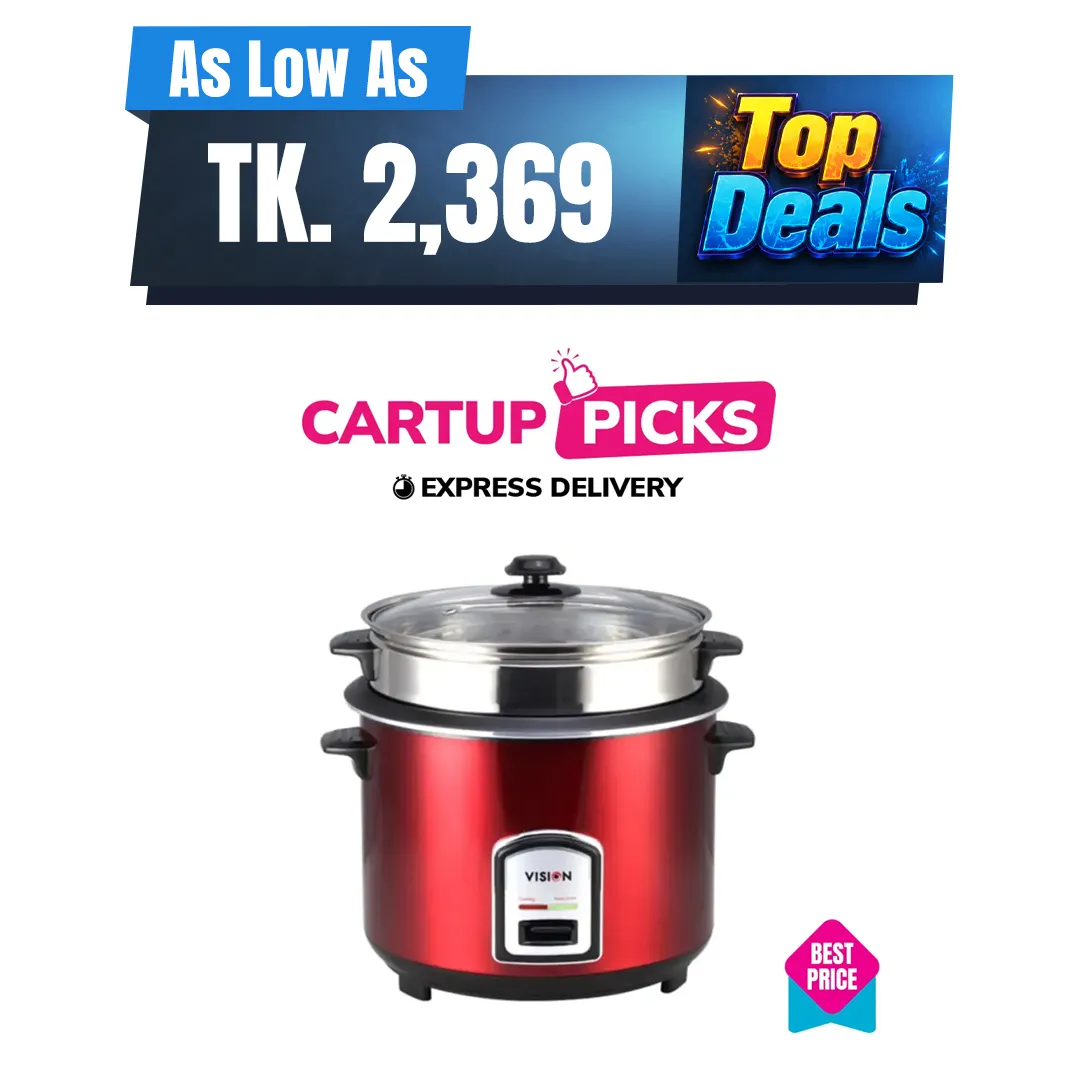 VISION Rice Cooker 1.8 L REL-40-06 SS (Double Pot)