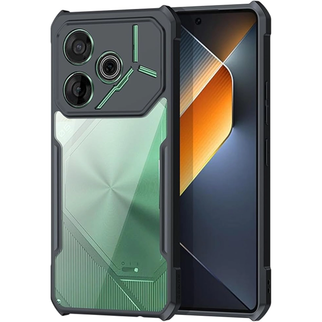 Tecno Pova 6 Protective Black Border Crystal Clear Xundd Mobile Back ...