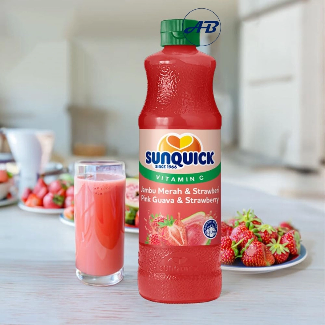 Sunquick Concentrate Pink Guava & Strawberry Flavoured 700ml