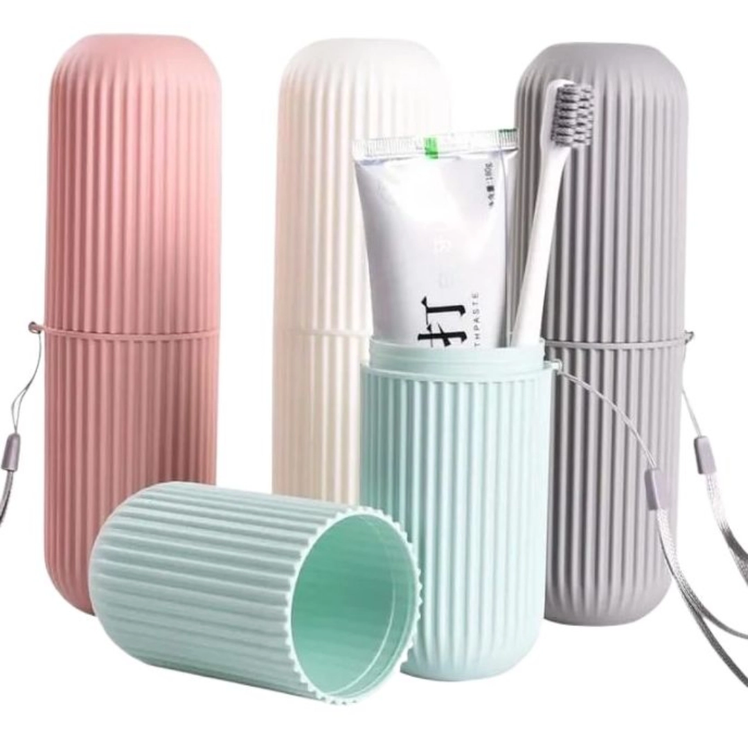 1 Piece Portable Toothbrush & Toothpaste Holder Storage Box (Random ...