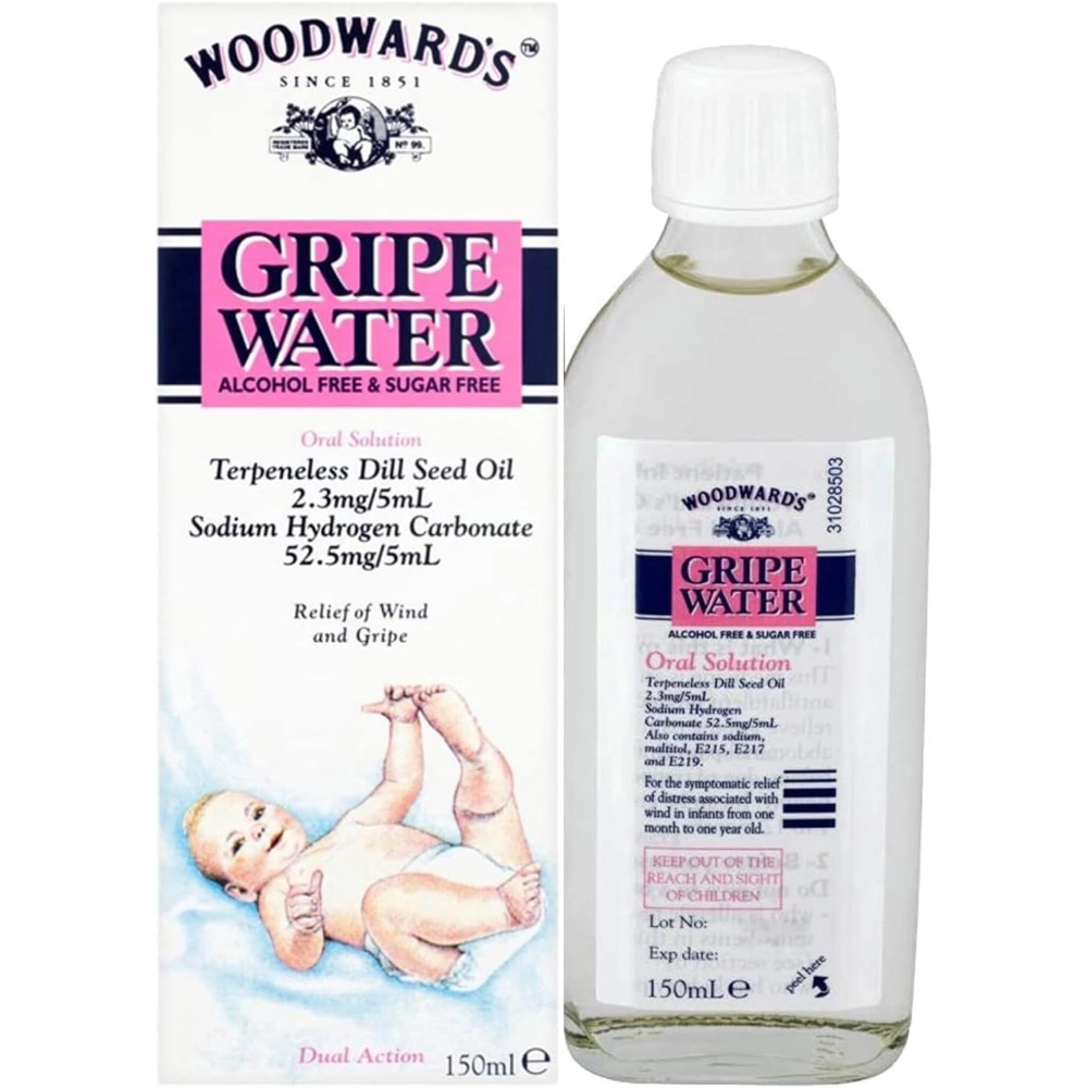 Woodwards Gripe Water Dual Action Relief of Wind and Gripe 150 ML