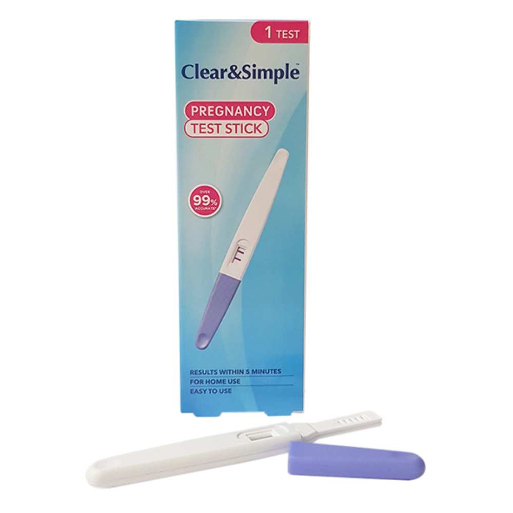 Clear and Simple Pregnancy Test Kit