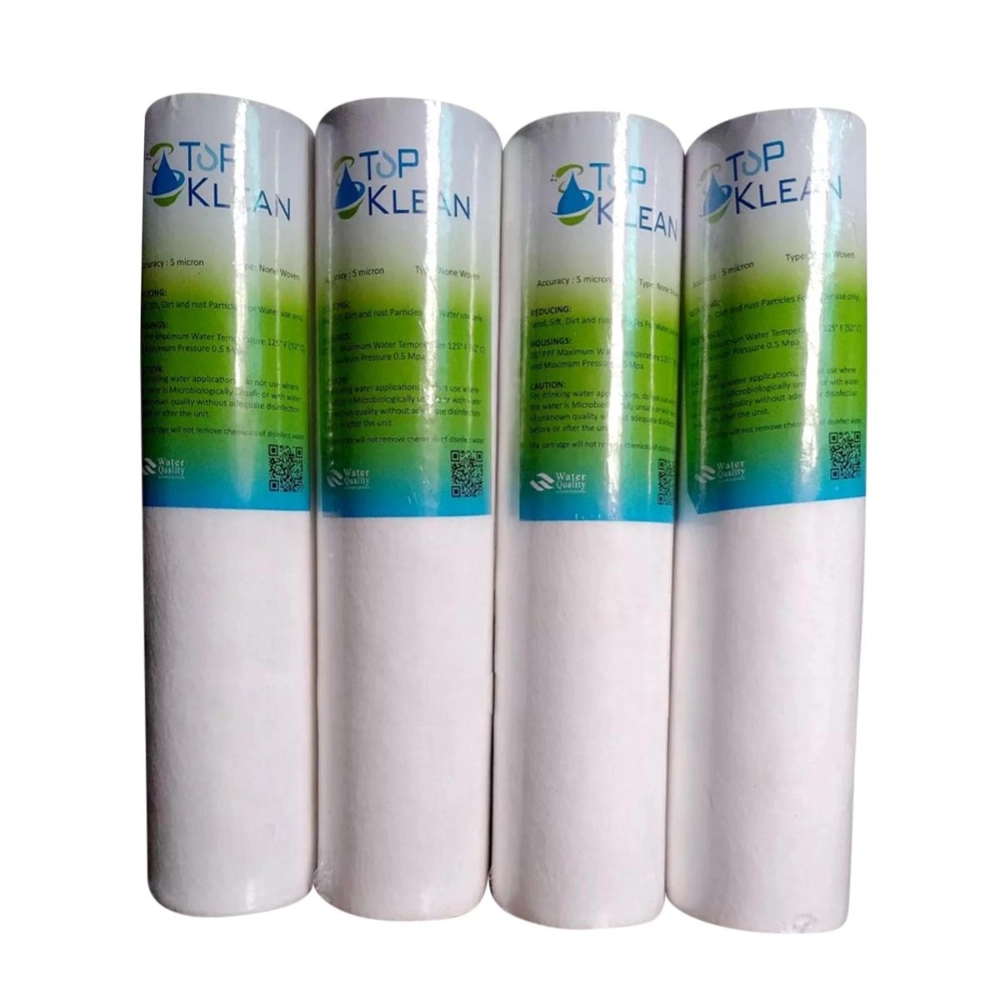 Primium Quality Top Klean PP Filter 10" 5 Micron (100 gm) Price for 4 pcs