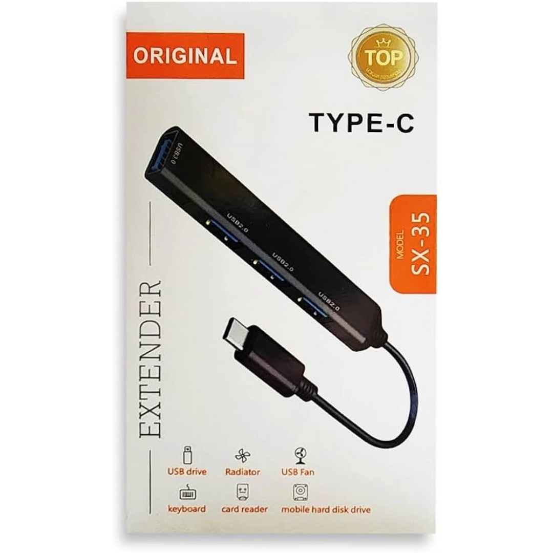 Original Type C To USB Extender Adapter HUB SX35