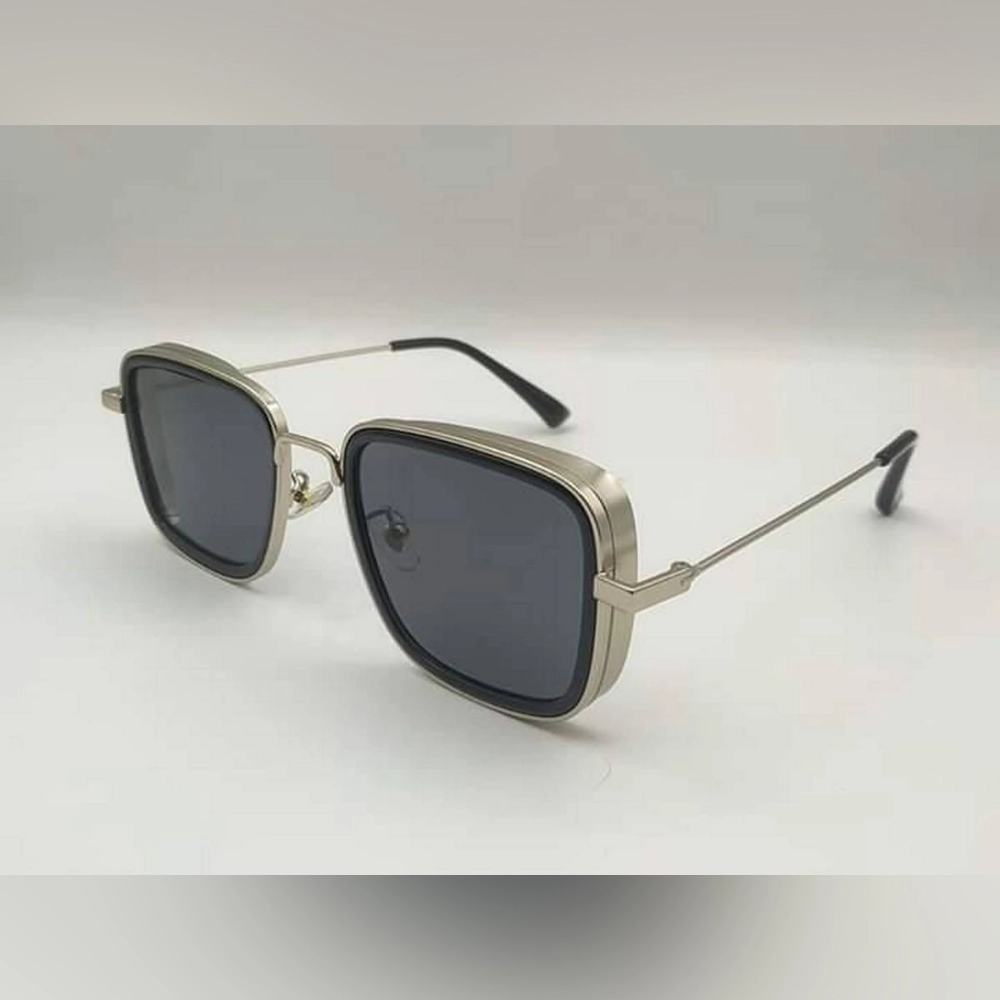 Square Metal Body Kabir Singh Sunglass for Men and Women(Null)