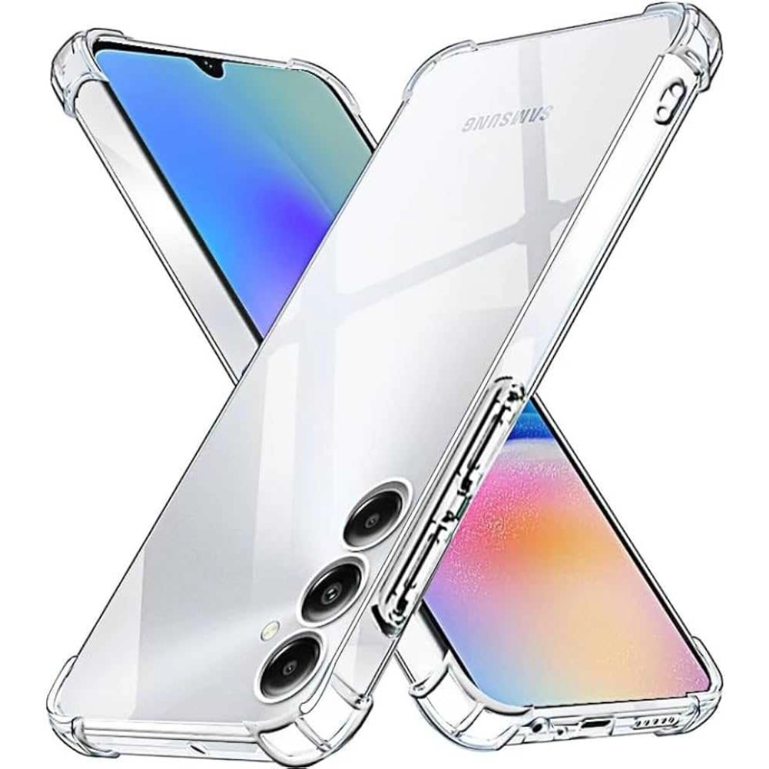 Samsung Galaxy M55 F55 C55 Flexible Clear Transparent Soft TPU Back ...