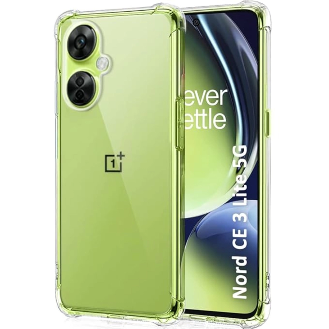 One Plus Nord CE 3 Lite 5G Flexible Clear Transparent Soft TPU Back ...