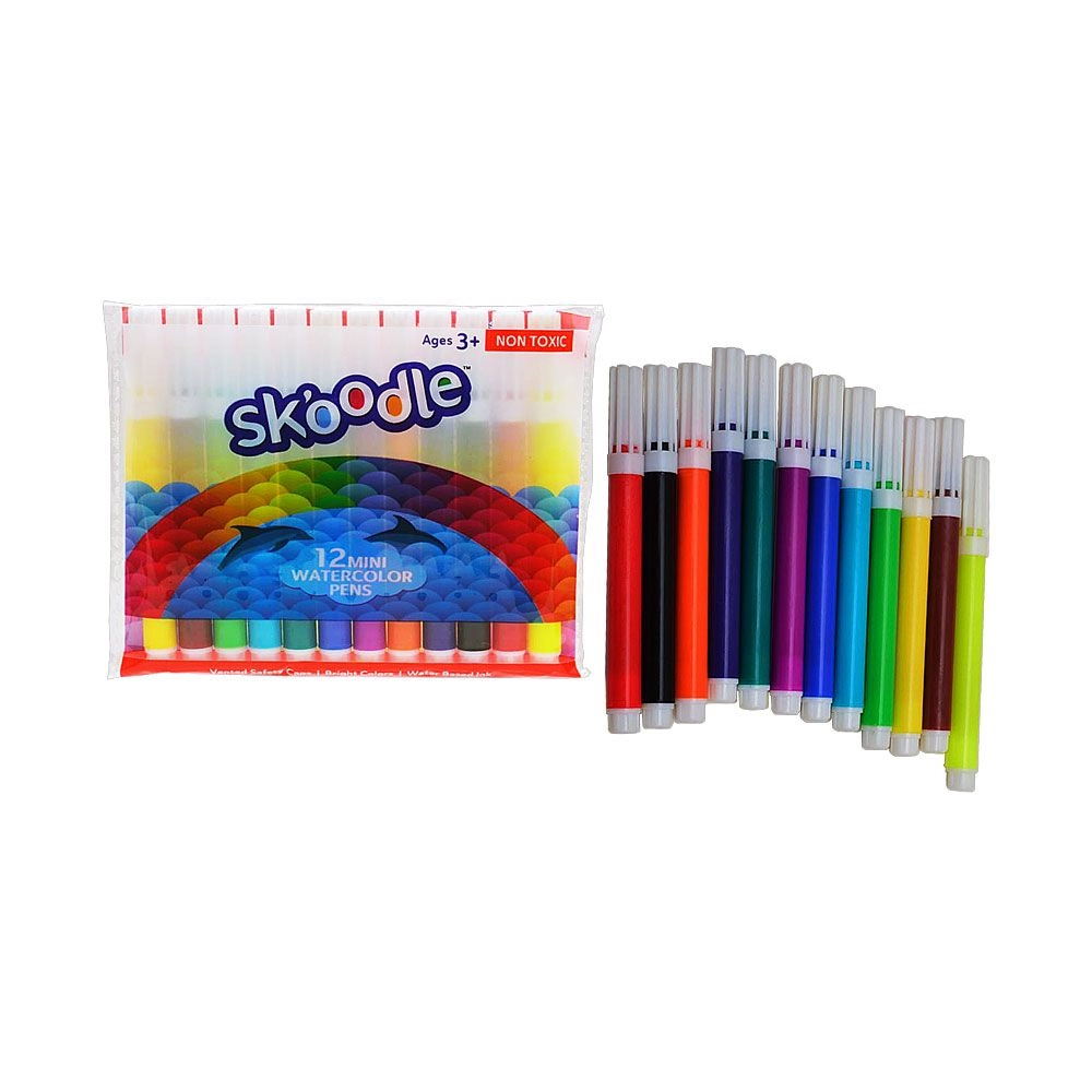 skoodle Mini watercolor Pens 12 Shades