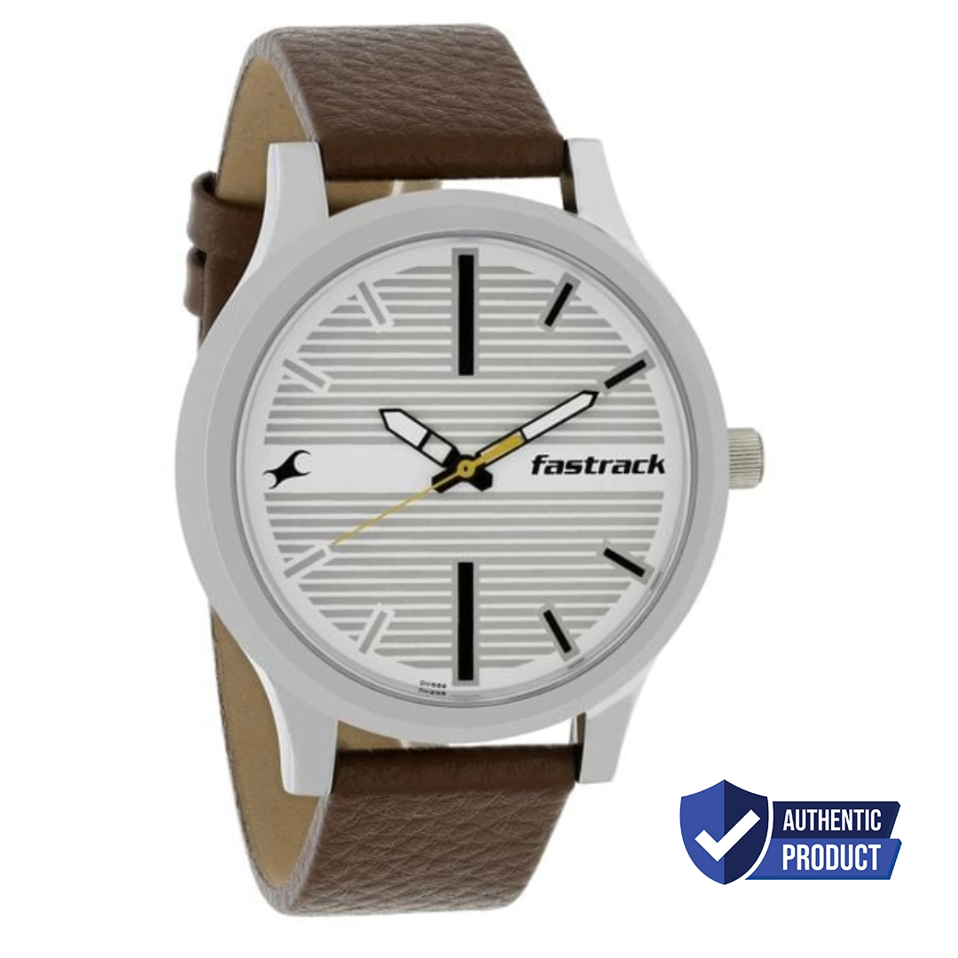 FASTRACK-38051SL01-Fastrack Fundamentals Quartz Analog White Dial ...