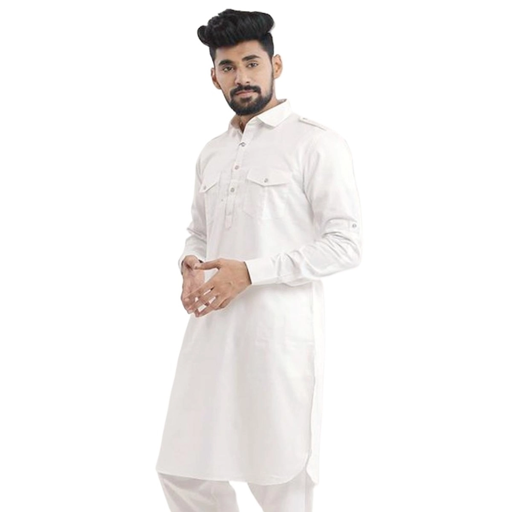 Kabli Panjabi For Men New Collection 2024 White Kabli Panjabi For Men ...
