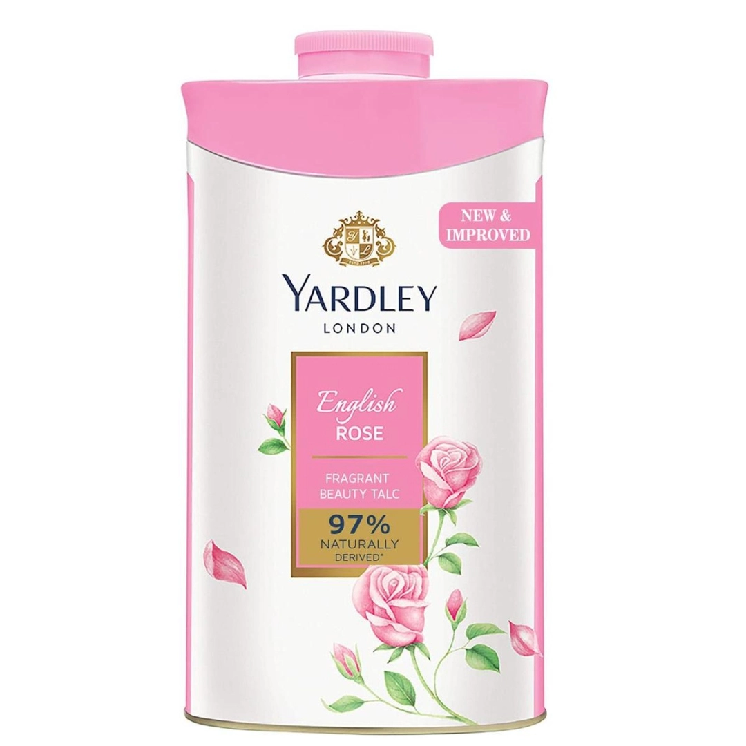 International England product Yardley English ROSE talcum powder used ...