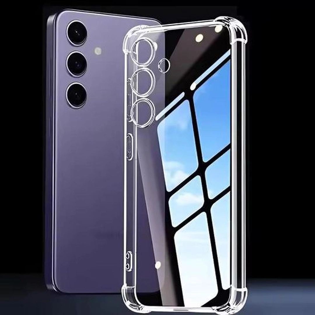 Samsung Galaxy S24+ Transparent Clear Slim Soft TPU Cover With Bumper