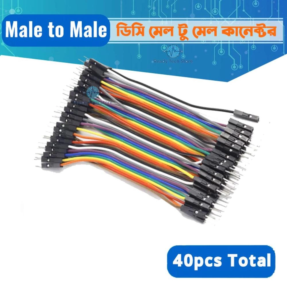 Jumper Wire Dupont line 20cm Male to Male Dupont cable for Arduino and ...