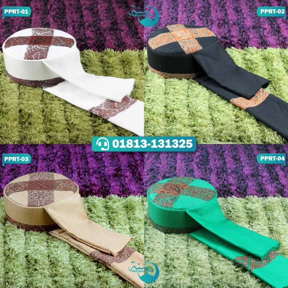 Beautiful Design Islamic Items Kashmiri Rumal Fitting Pagri Tupi For Men