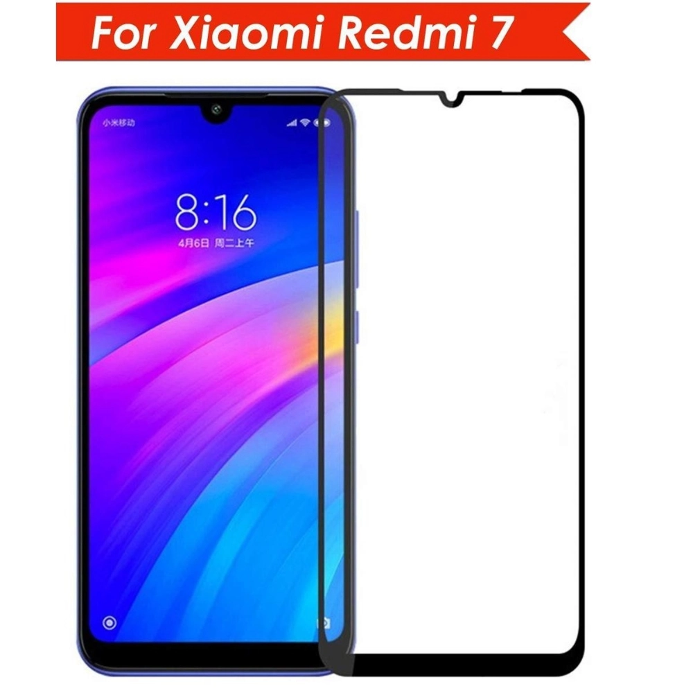 For Xiaomi Redmi 7 - 100% Original 6D Tempered Glass Screen Protector ...