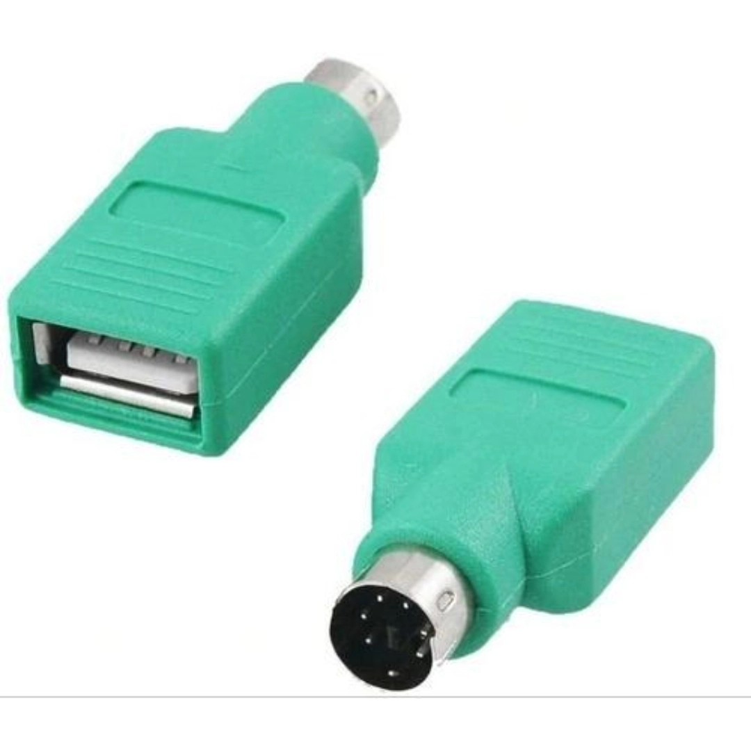 1Pair Keyboard Mouse Ps2 To Ps/2 Usb Adapter Converter For Usb Keyboard ...