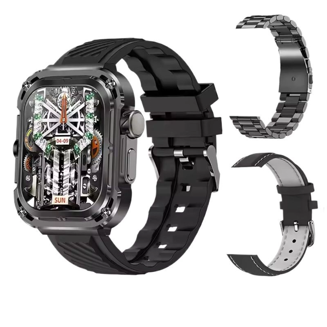 Z85 Max Smart Watch with 3 Belts, Bluetooth Call, NFC, Heart Rate ...