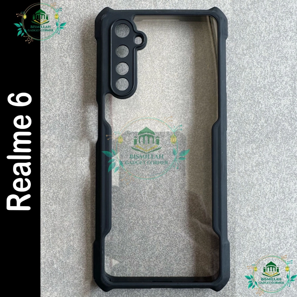 Xundd Back Cover for Realme 6 Transparent Hybrid Hard PC Back Bumper