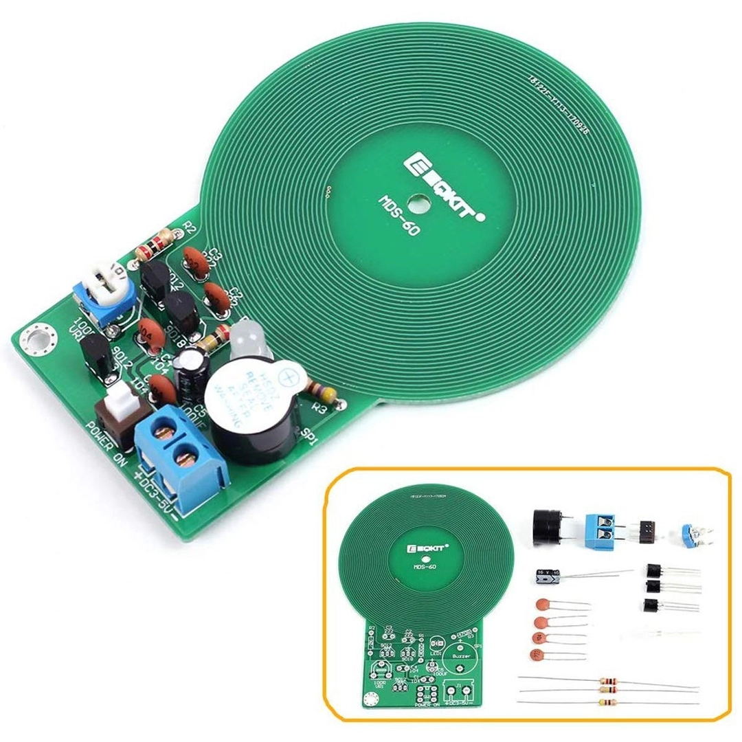 Round Type Metal Detector 60mm Non-Contact Metal Induction Detection ...