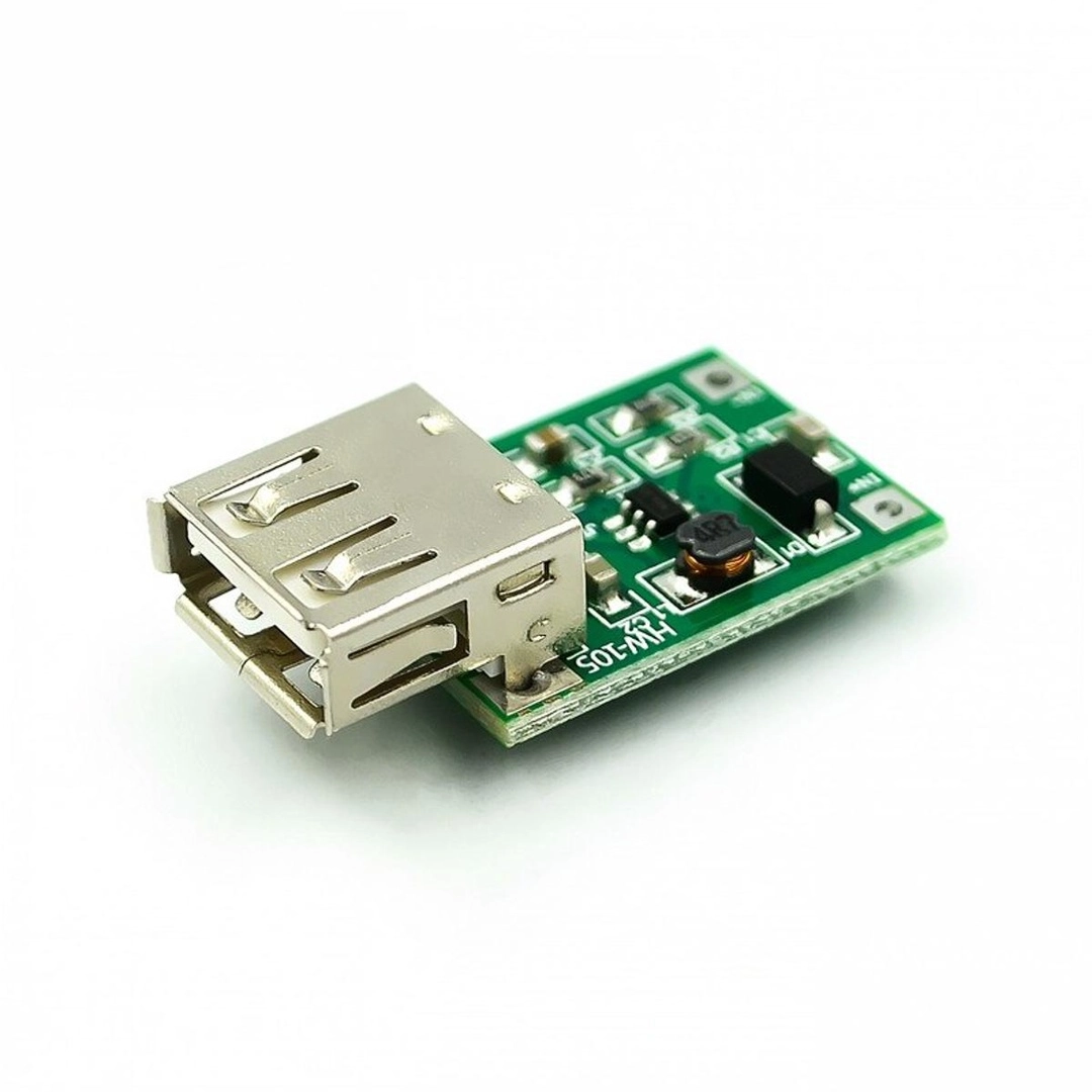 GREEN Color DC DC Step Up 0.9V-5V To 5V 600mAh Boost Converter Power ...
