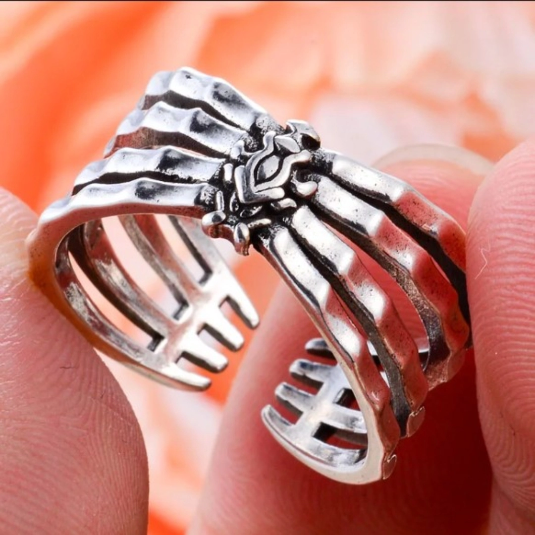 Adjustable Size Anime Hunter X Hunter Spider Members Numbers Silver Rings