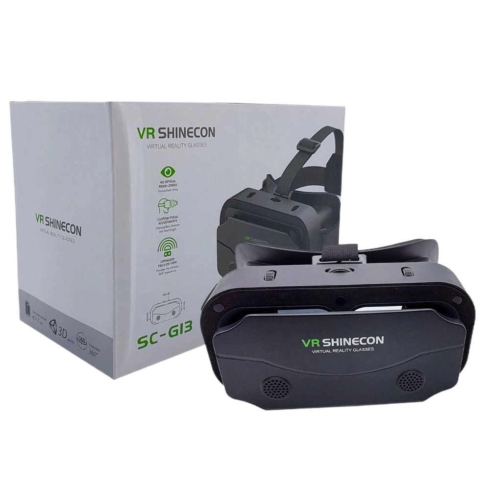 Shinecon VR Box SC-G13 IMAX Giant Screen Virtual Reality Glasses Black