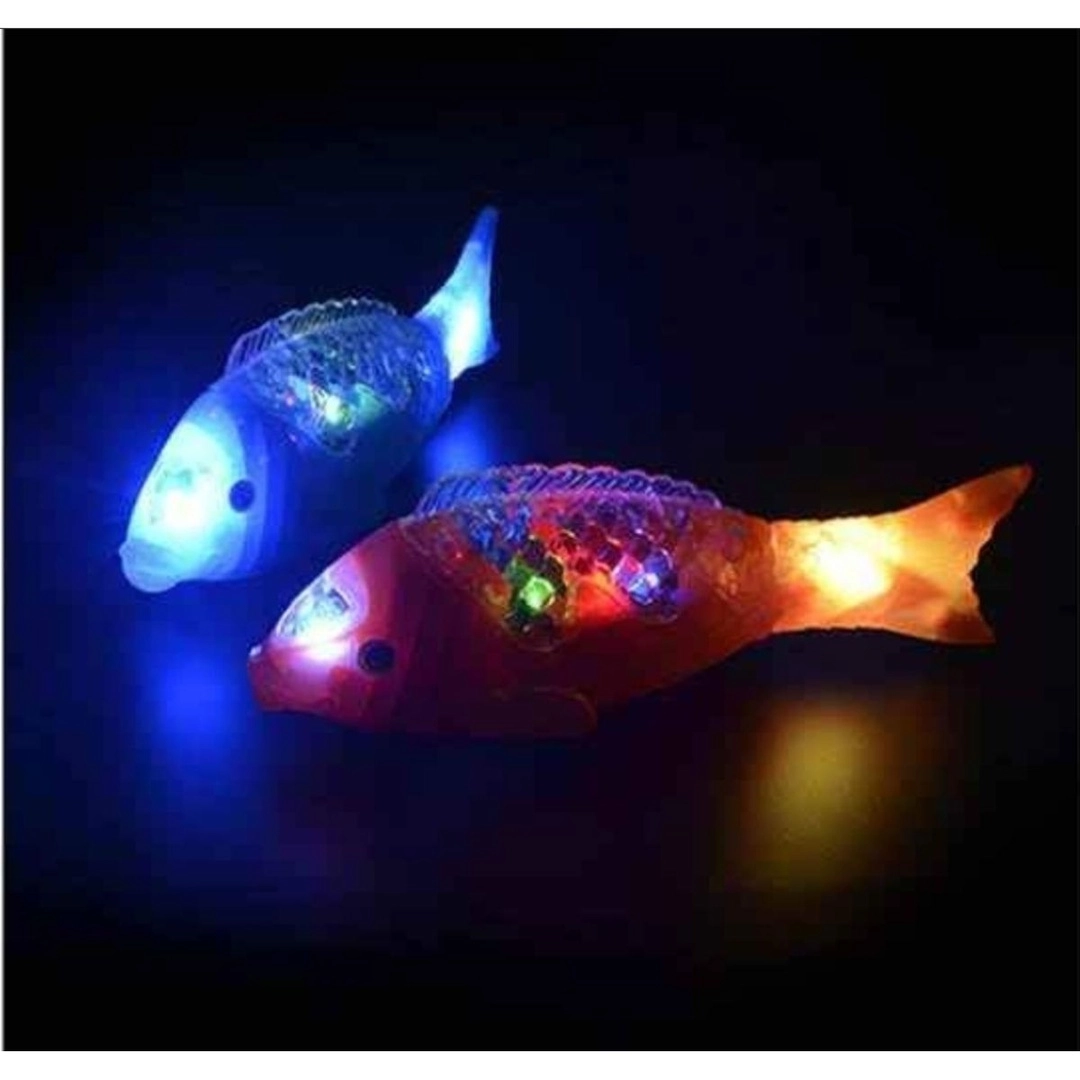 Electro Moving Fish Toys With 3D Light & Music Projections Fish ...