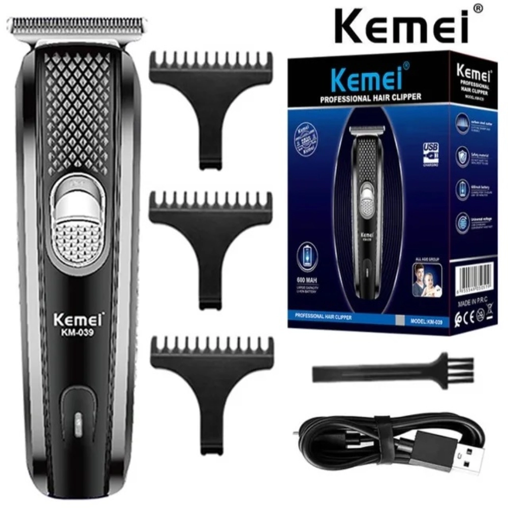 Kemei KM-039 Professional Hair Clipper For Men Edge Hair Trimmer Beard ...