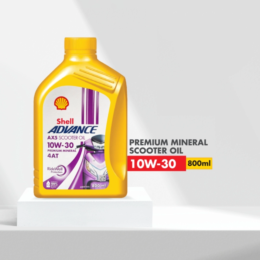 Shell Advance 4T AX5 Scooter 10W30 - 0.8 Litre