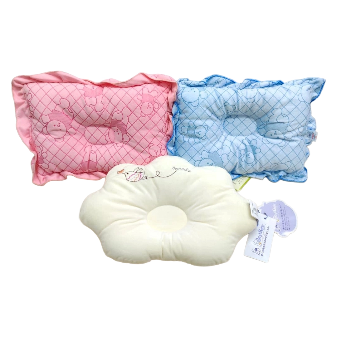 Neck Support Kids Pillow Head Infant Shaping Baby Pillow Print Cotton ...