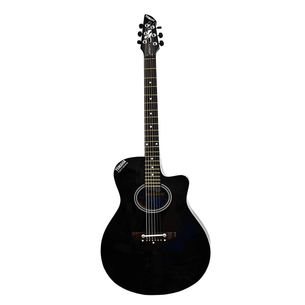 YEMAHA CM2 Export Quality Glossy Black Colour 6-String Cut A Way Right ...