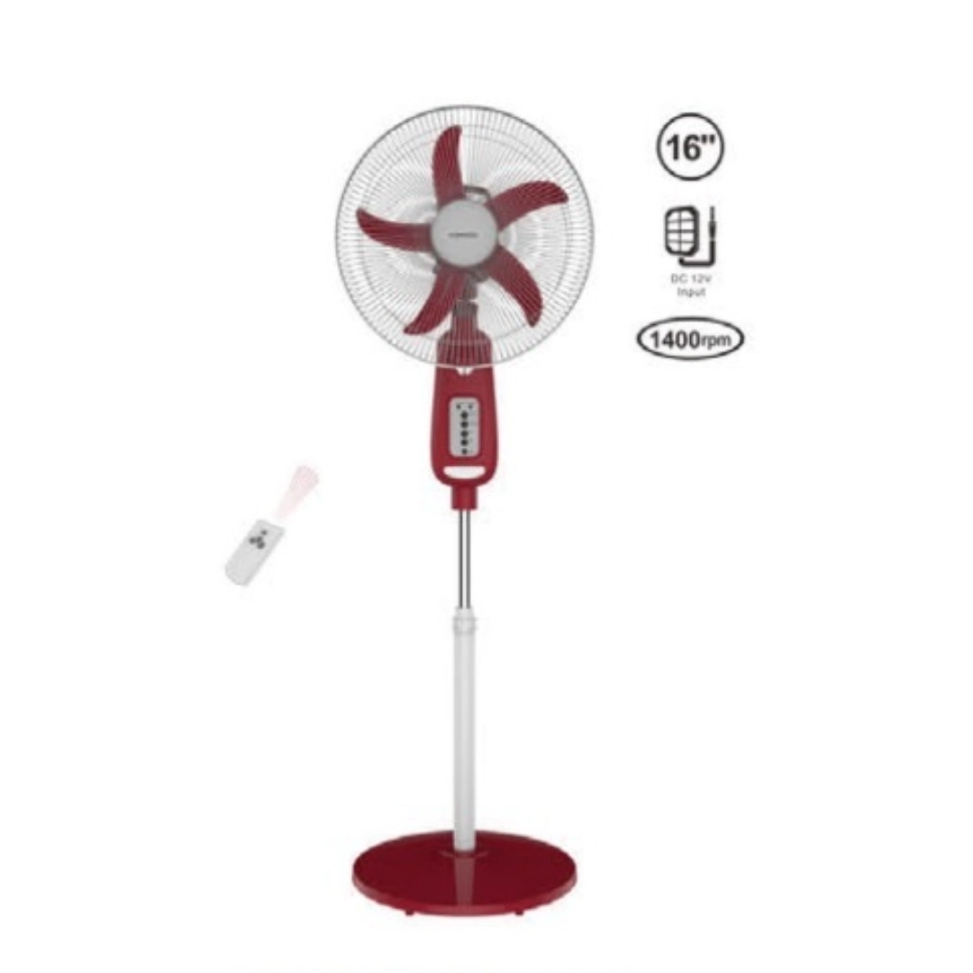 Kennede KN‑2926HR Rechargeable Floor Stand Fan – 16 Inch