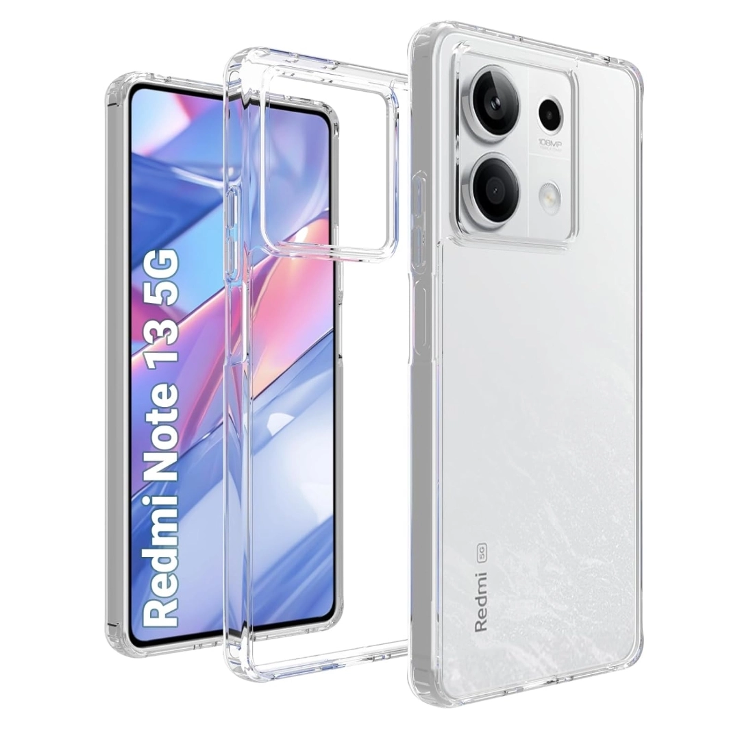 Xiaomi Redmi Note 13 Pro 4G Transparent Soft & Flexible TPU Mobile Back ...
