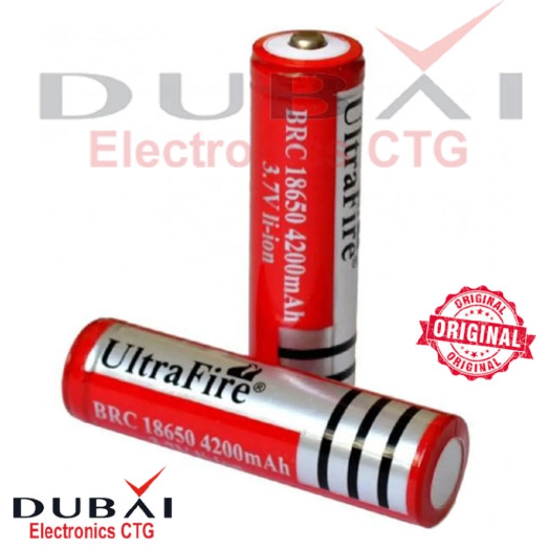 Ultra Fire 18650 Lithium Li-ion Rechargeable Battery