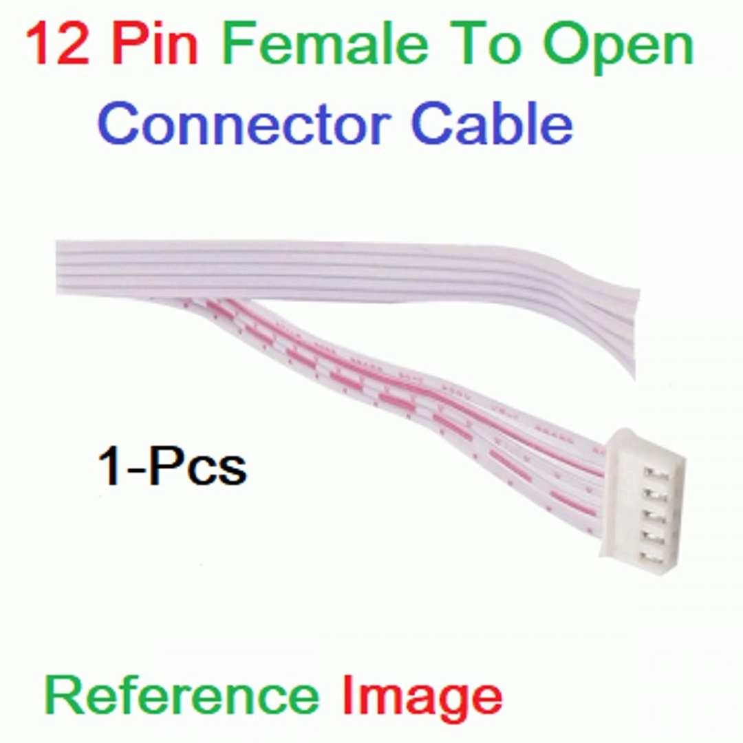 F-O 12Pin Female To Open 12 Pin 2.54mm Pitch JST XH Connector 27cm Wire ...