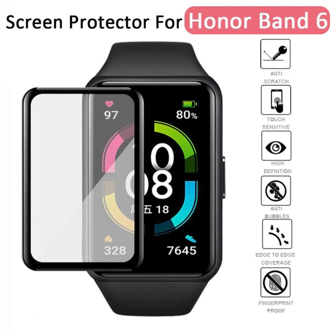 3D Full Screen Protector Film For Huawei Band 6 / Honor Band 6 ...
