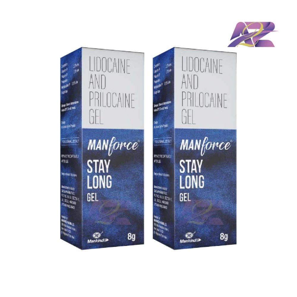 Manforce Stay Long Gel 8gm 2's Combo (Made In India)