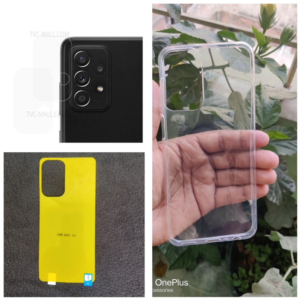 For Samsung Galaxy A73 5G (3-In-1) Combo Pack ( Back Cover +Back Poly ...